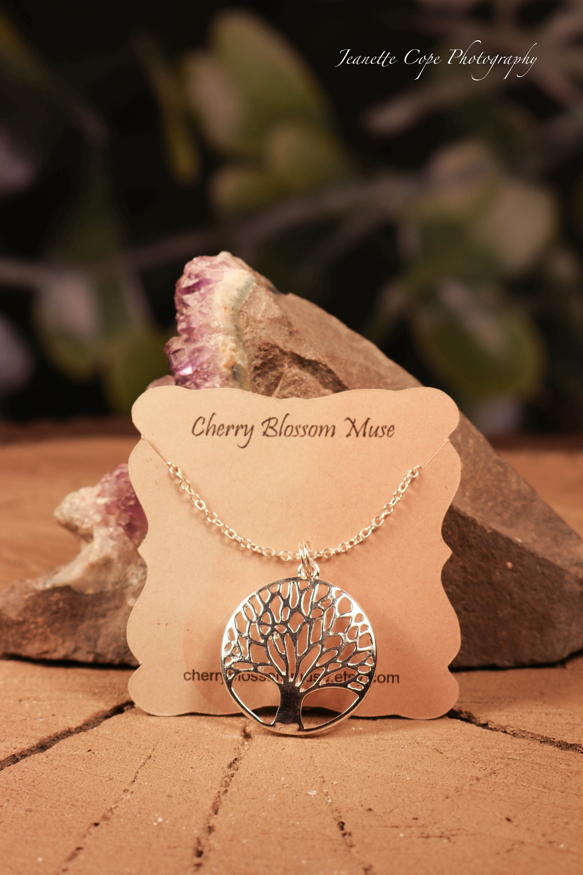 Tree Necklace, Silver Tree Necklace, Tree of Life Necklace, Modern Tree ...