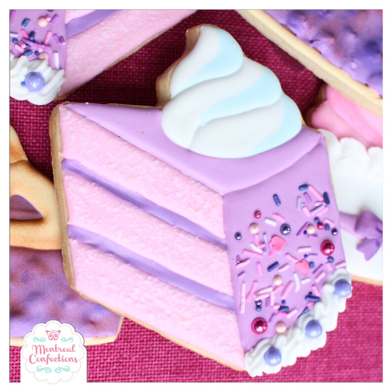 Decorating Template for Cake Slice Cookies - Etsy