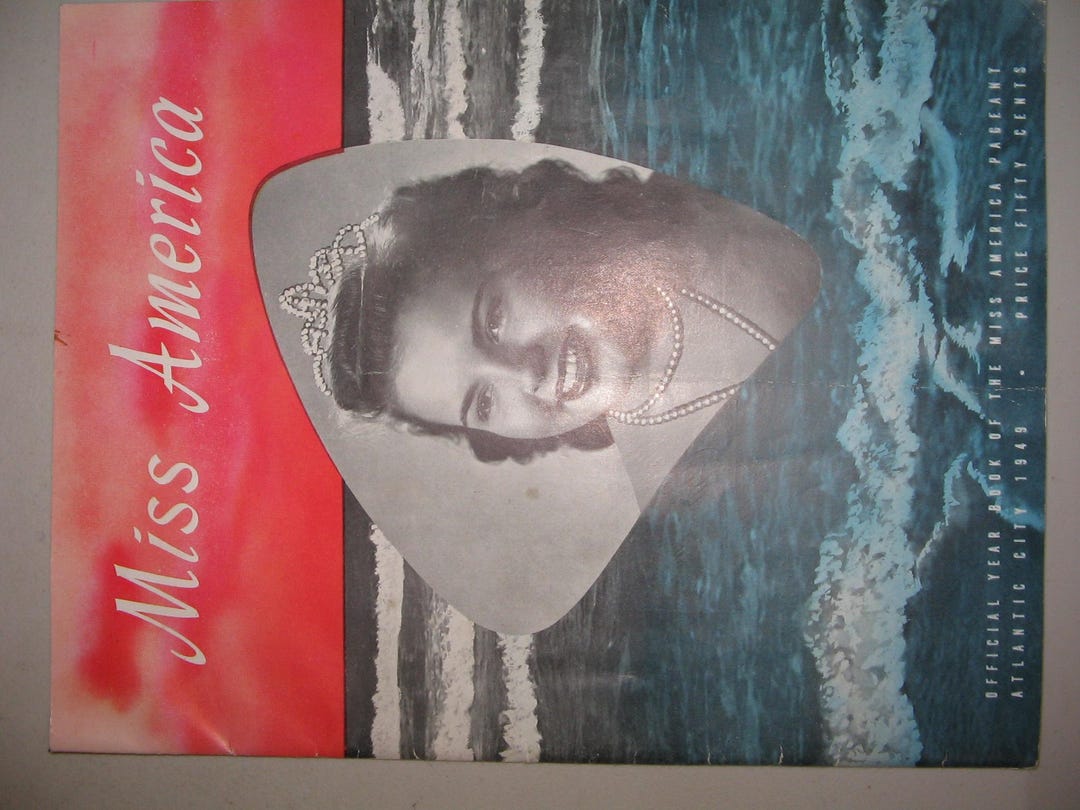 1949 Miss America Pageant Year Book Bebe Shopp Miss California Jone Ann ...