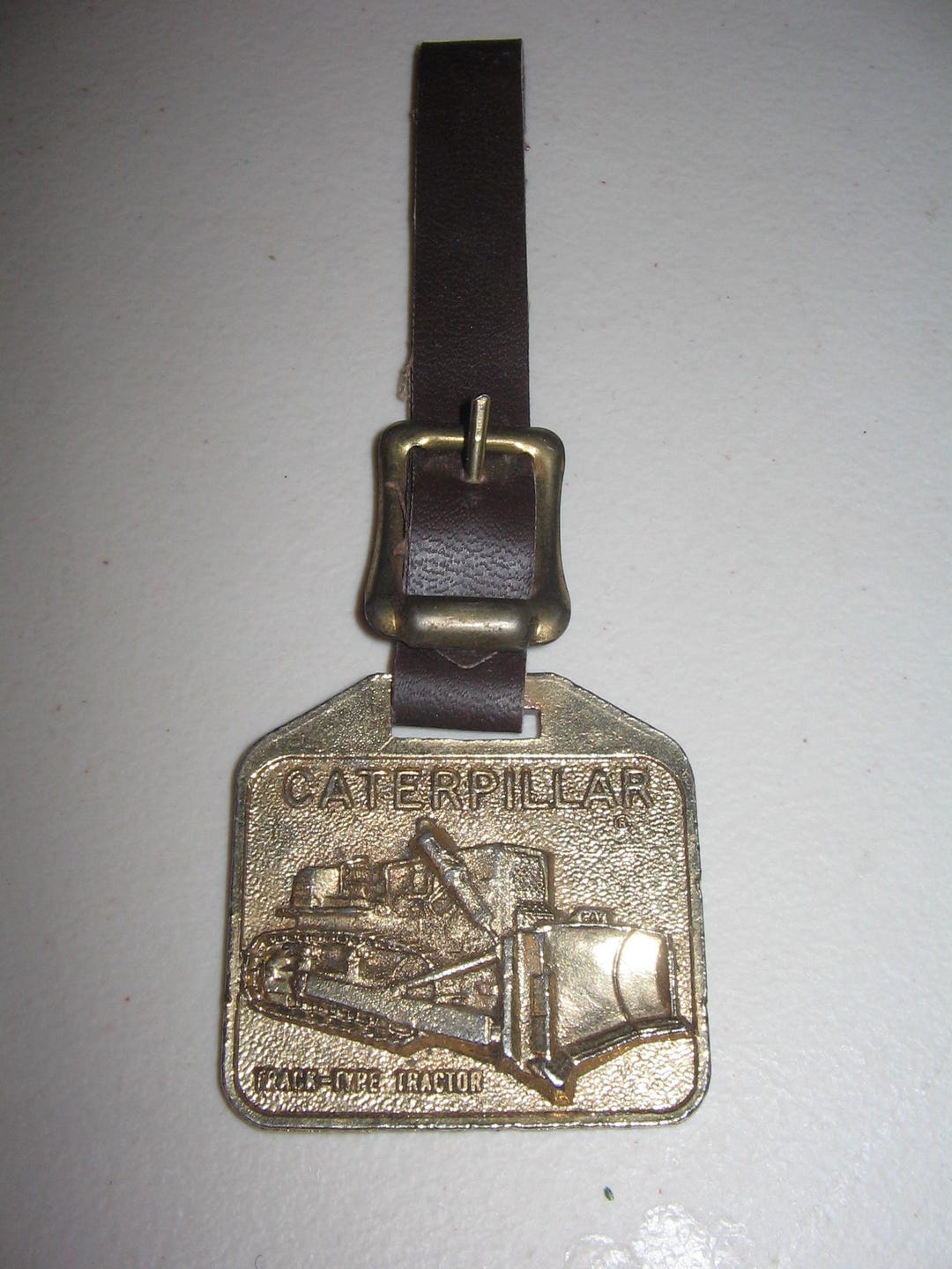 Caterpillar Watch Fob Pocket Advertising Quality Vintage Antiques ...