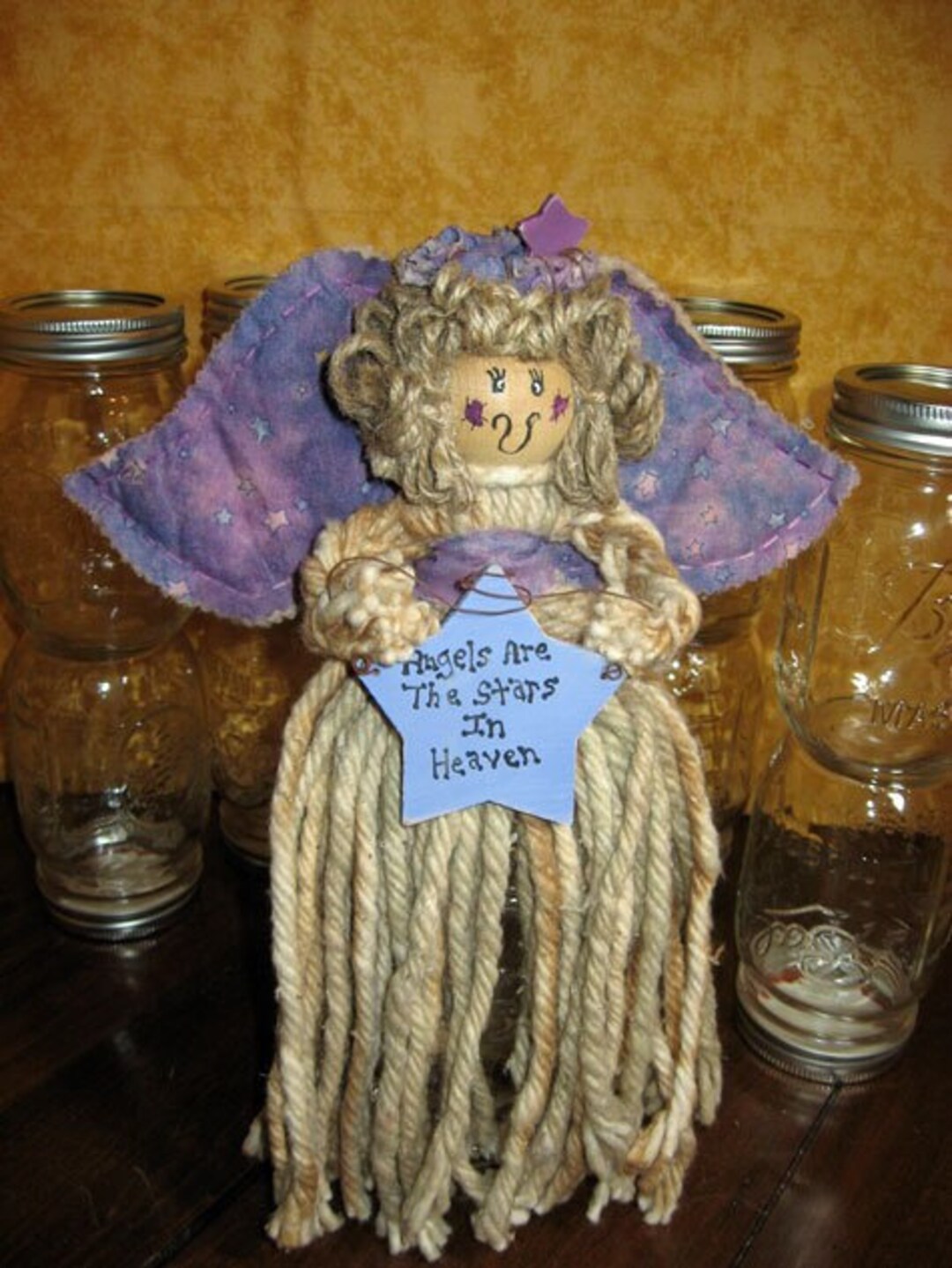 Angels Are the Stars in Heaven, Mop Angels, Decorative Angel Doll ...