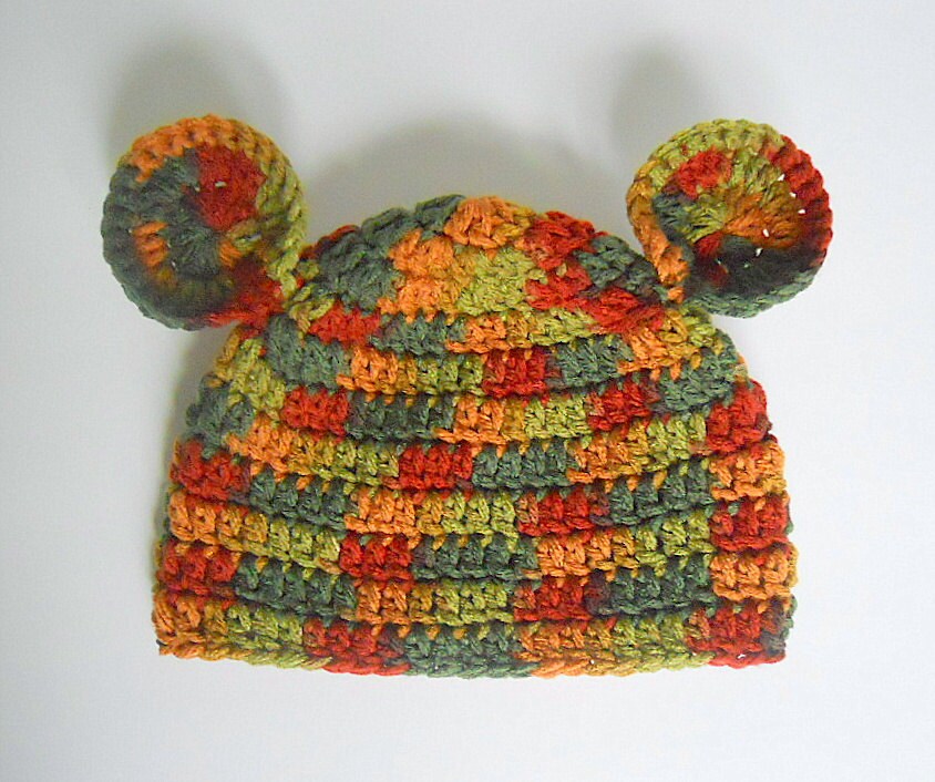 Camouflage Baby Hat With Ears Boy Camo Cap Toddler Girl Fall | Etsy