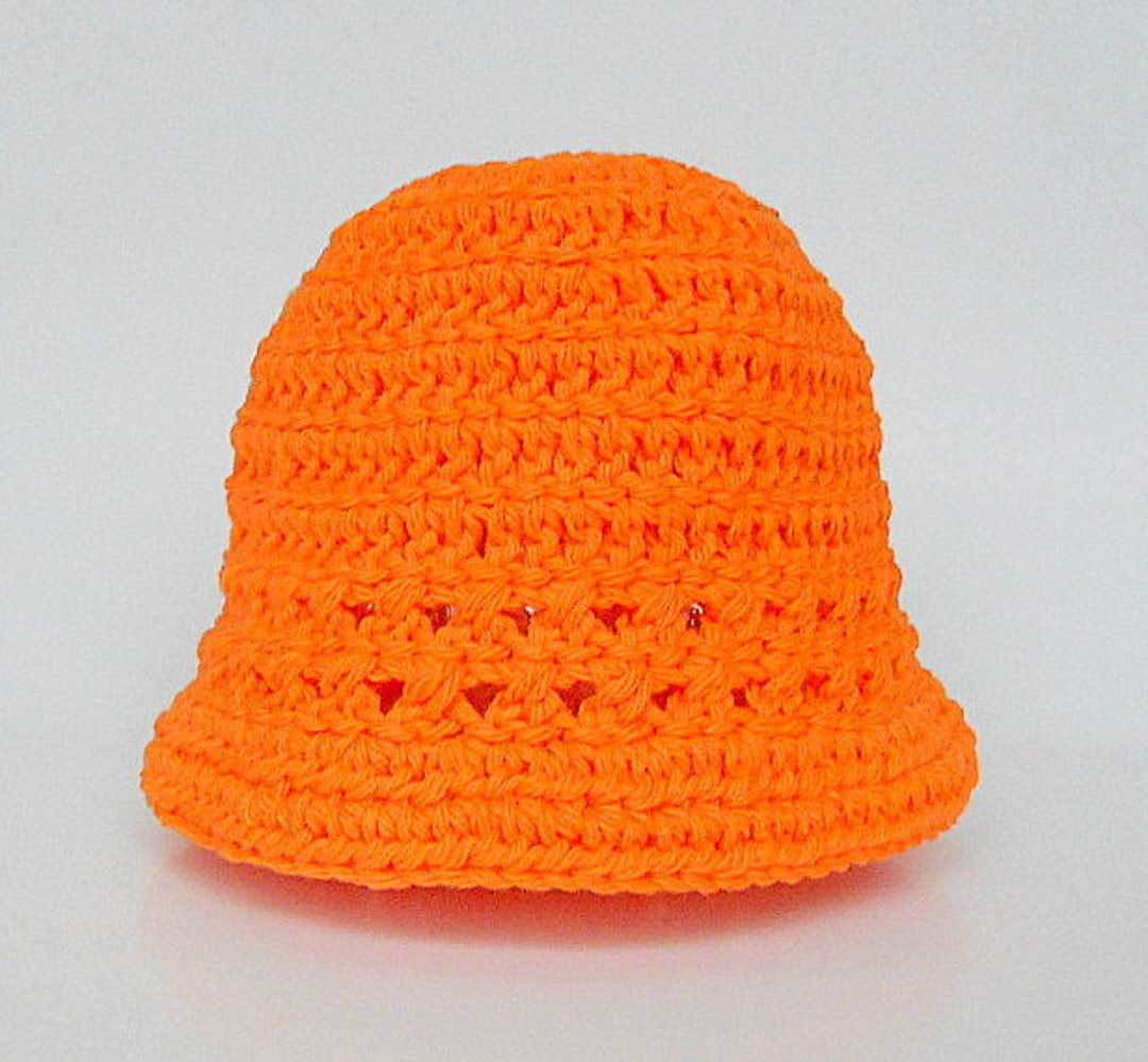 Adult Orange Hat Preteen Boy Spring Cotton Cap Baby Toddler Girl Summer ...