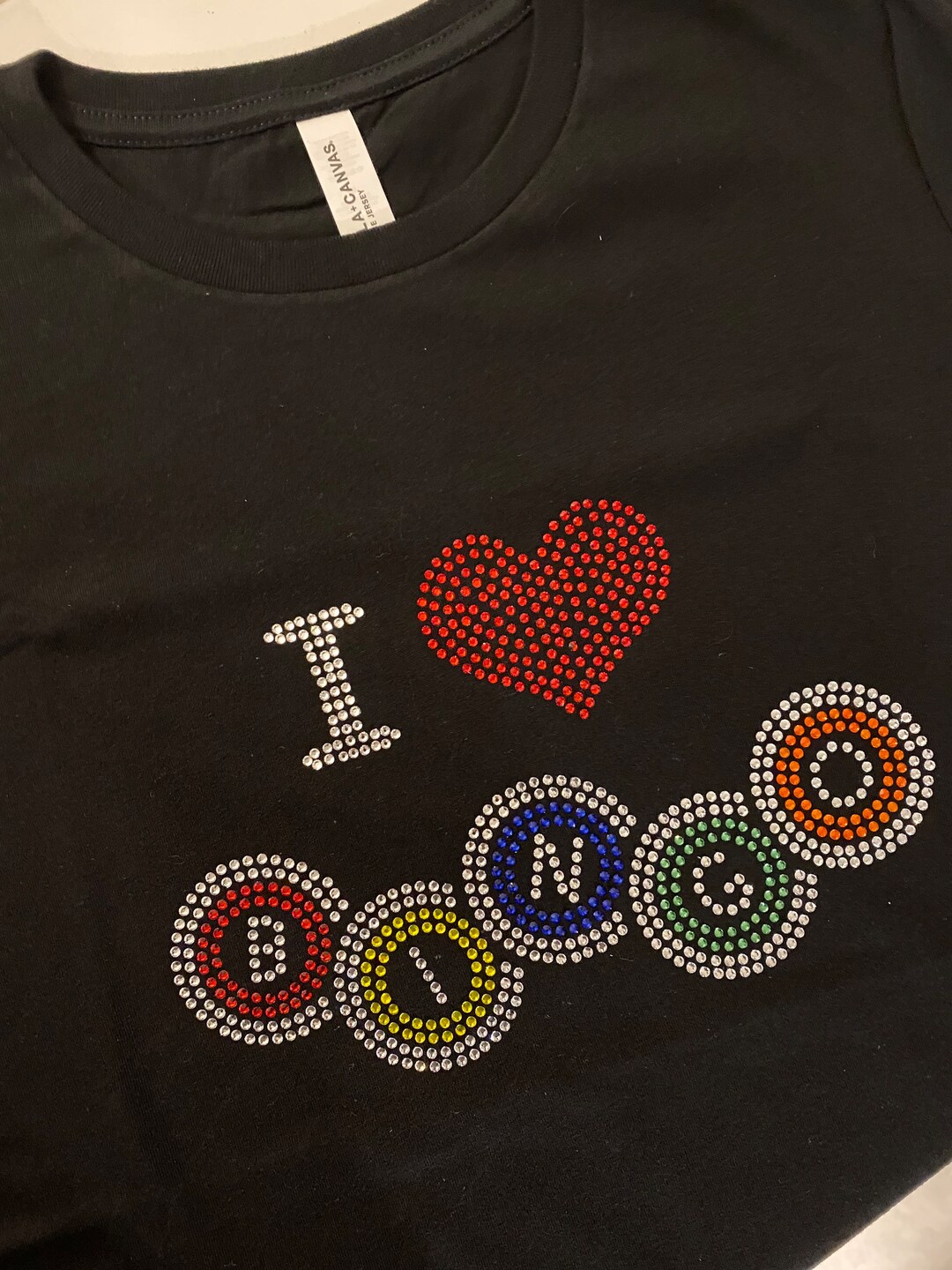 I Love Bingo Rhinestone Tee Shirt. - Etsy