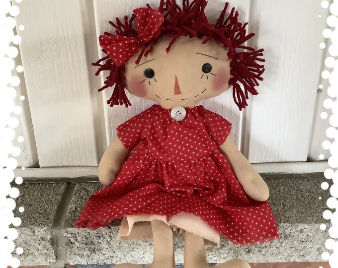Handmade Raggedy Ann Dollraggedy Annie - Etsy