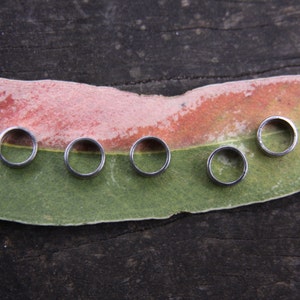 10 Stainless Steel Dread Rings 5mm Hole (3/16 Inch) Dreadlock Beads ...