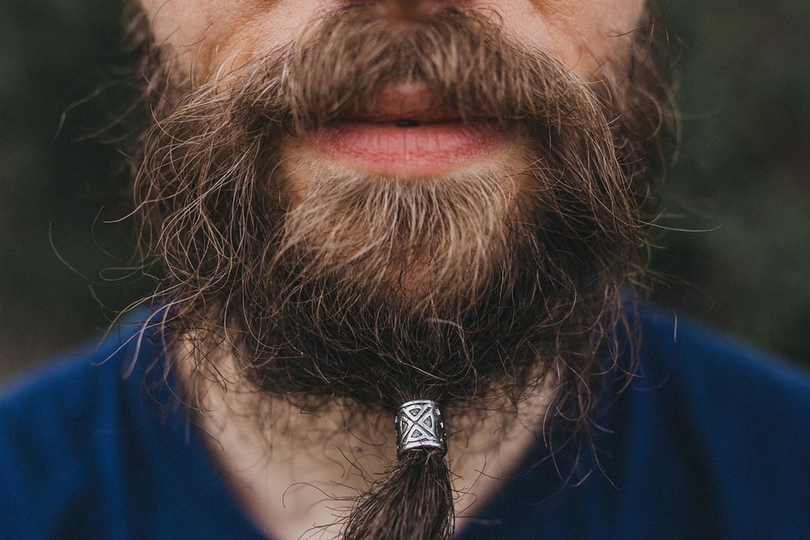 Set of 2 Stainless Steel X Beard Beads 8mm Hole 5/16 Inch - Etsy