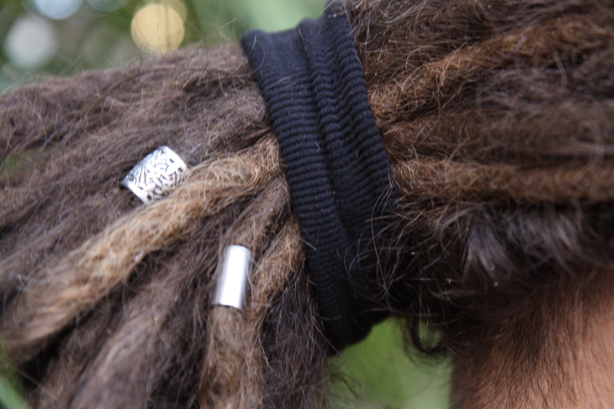 Large Dreadlock Elastics Thick Strong Dread Hair Bands Set | Etsy