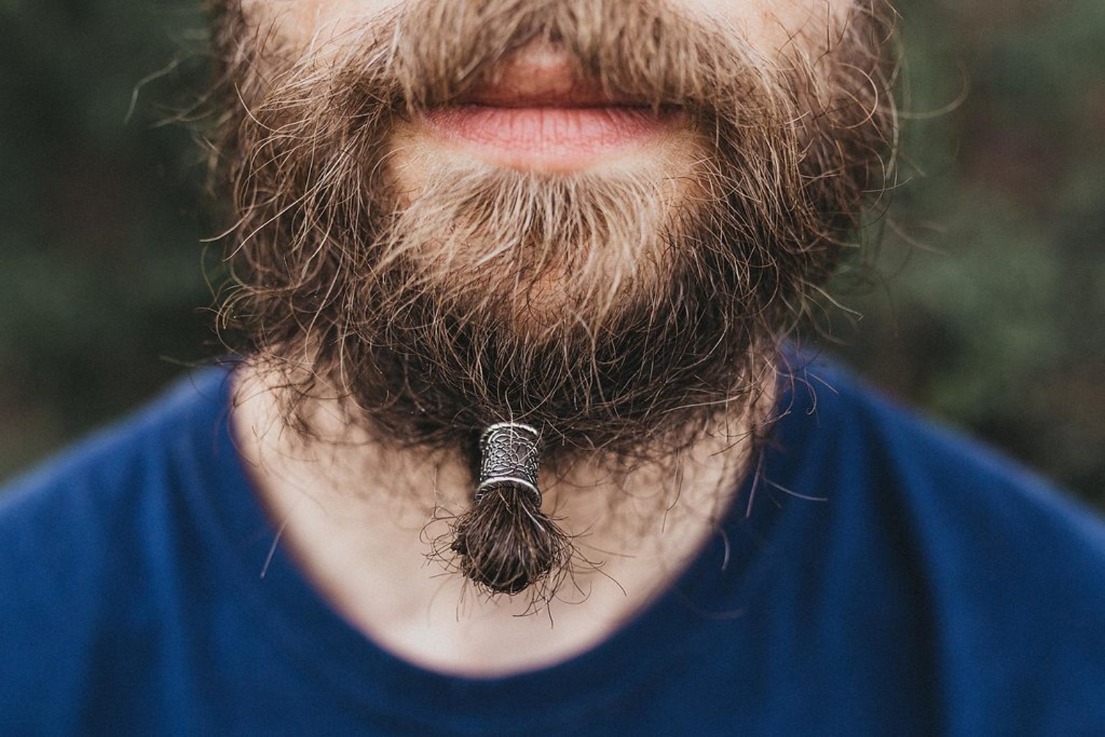 Set of 2 Stainless Steel Beard Beads 8.5mm Hole 5/16 Inch | Etsy Australia