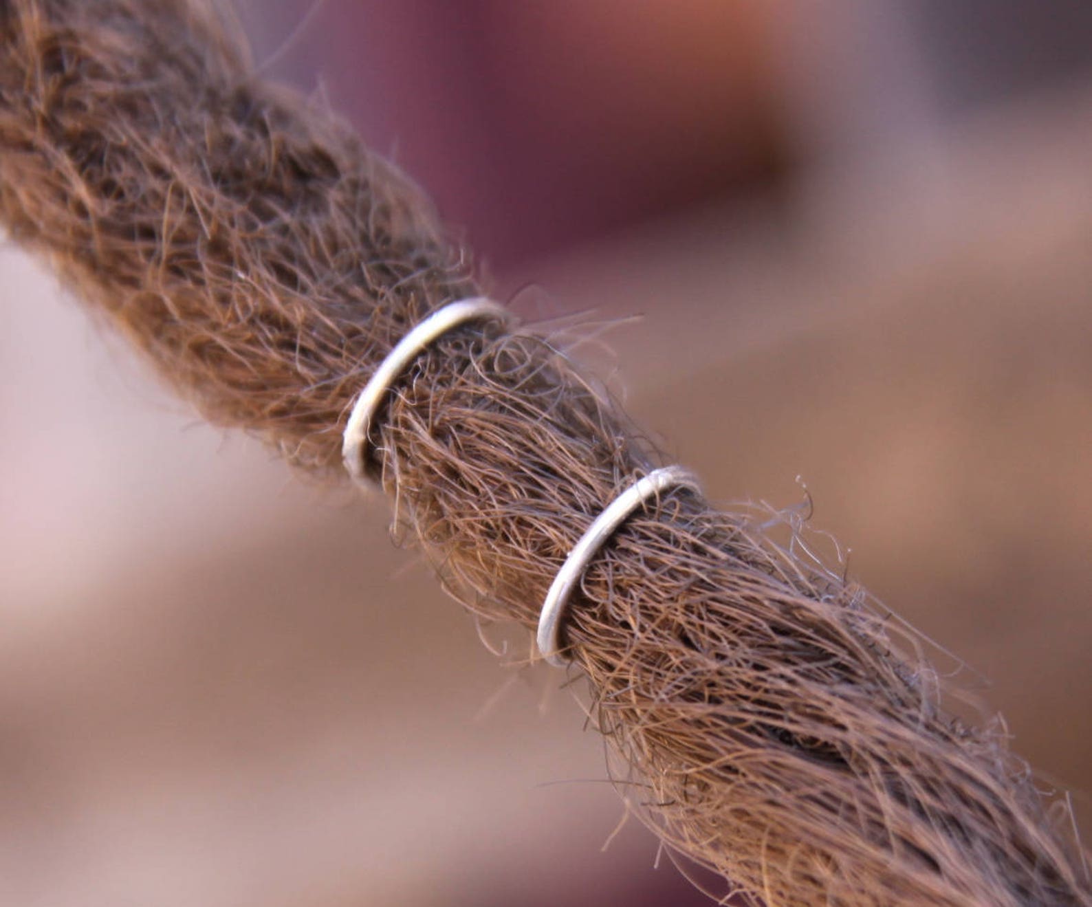2 X Fine Sterling Silver Dreadlock Rings Dread Beads 4mm, 5mm, 6mm, 7mm ...