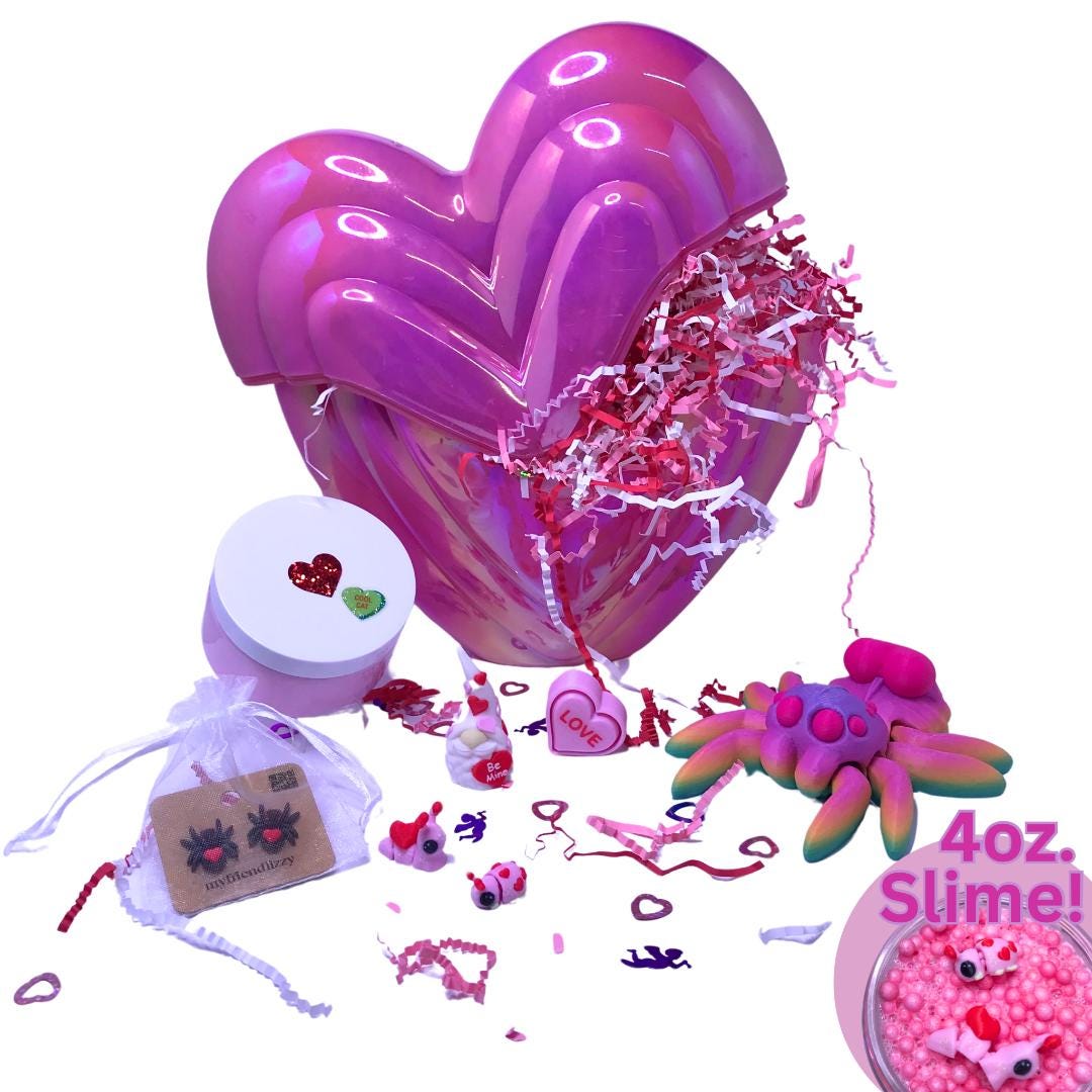 Valentine's Gift Box Fidget Toys Slime Valentines Gift Gifts for Her ...