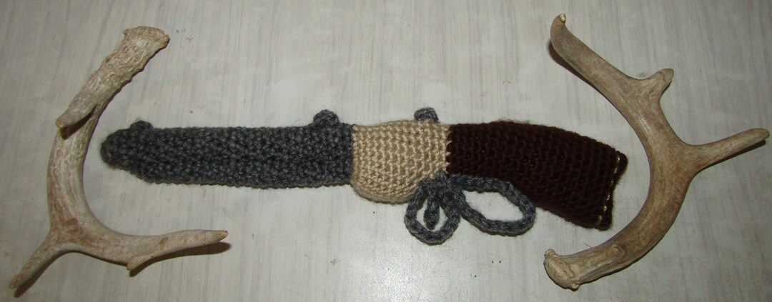 Crocheted Rifle Only. Rifle Measures About 15 Inches Long. - Etsy