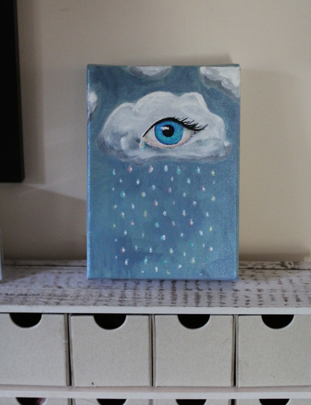 Original Oil Painting of " It's Ok They're Happy Tears " - Etsy