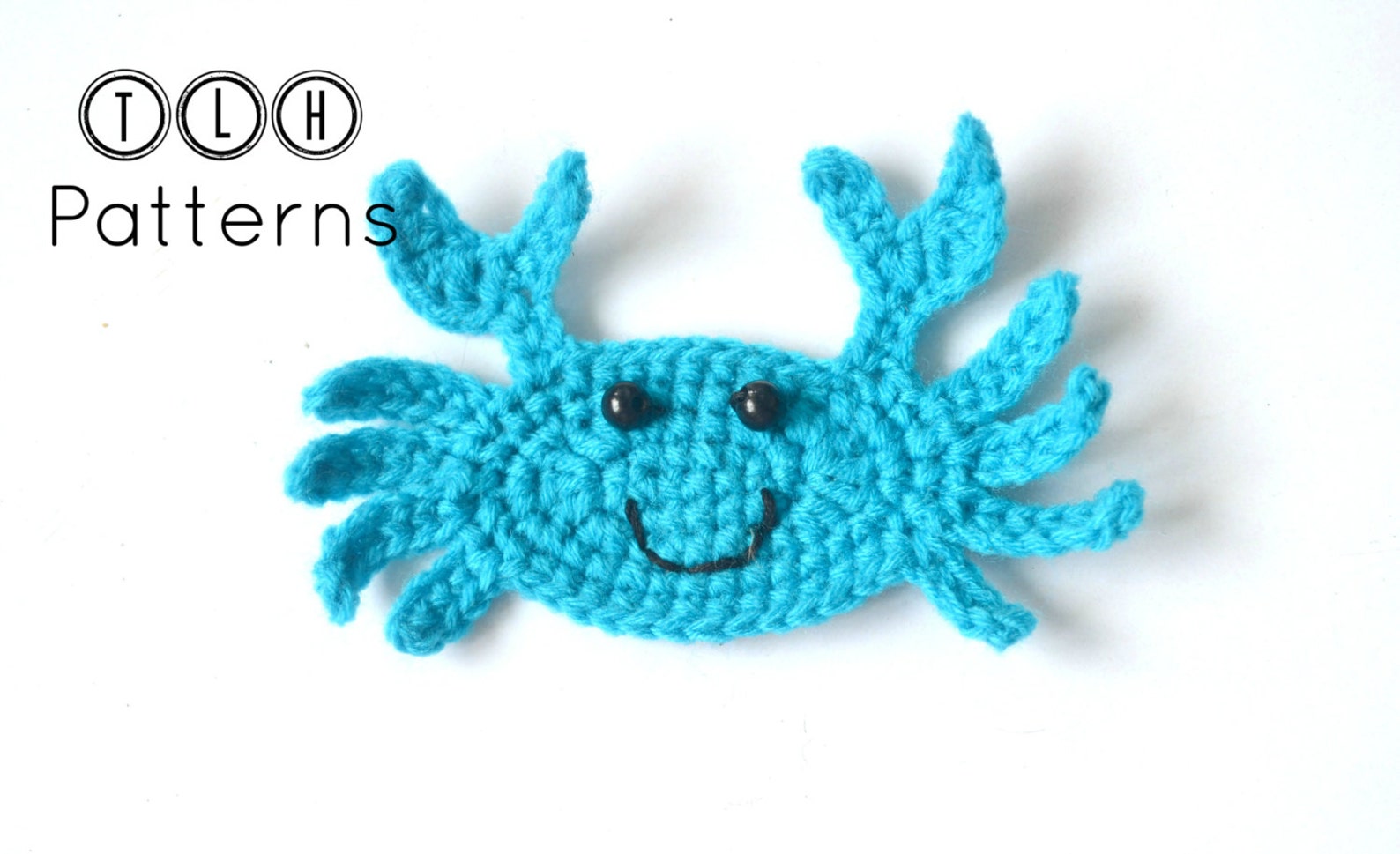 Crochet Crab Applique Pattern Crochet Pattern Crochet - Etsy