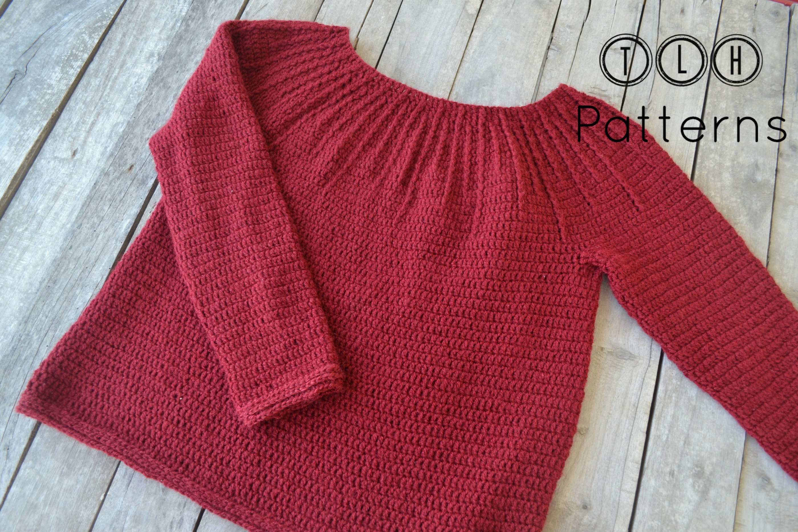 Crochet sweater pattern crochet pullover women's top | Etsy