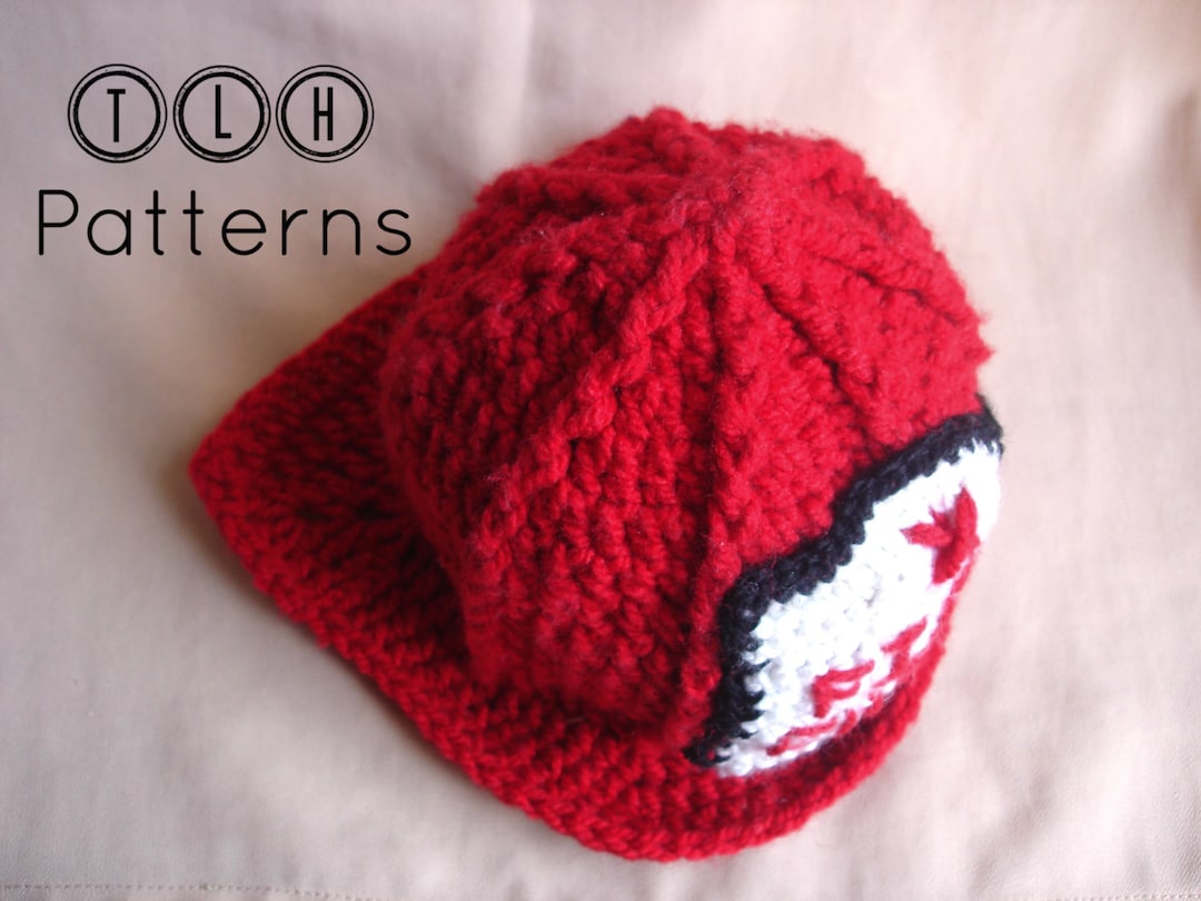 CROCHET PATTERN, Crochet Fireman Hat Pattern, Photo Prop Baby, Child ...