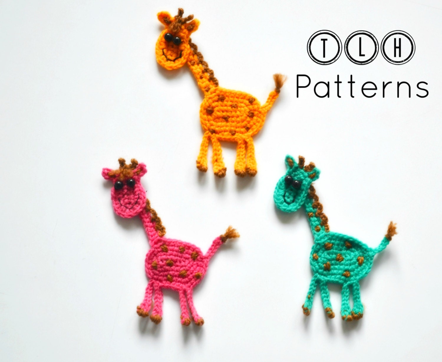 Crochet Giraffe Applique Pattern Crochet Pattern Crochet - Etsy