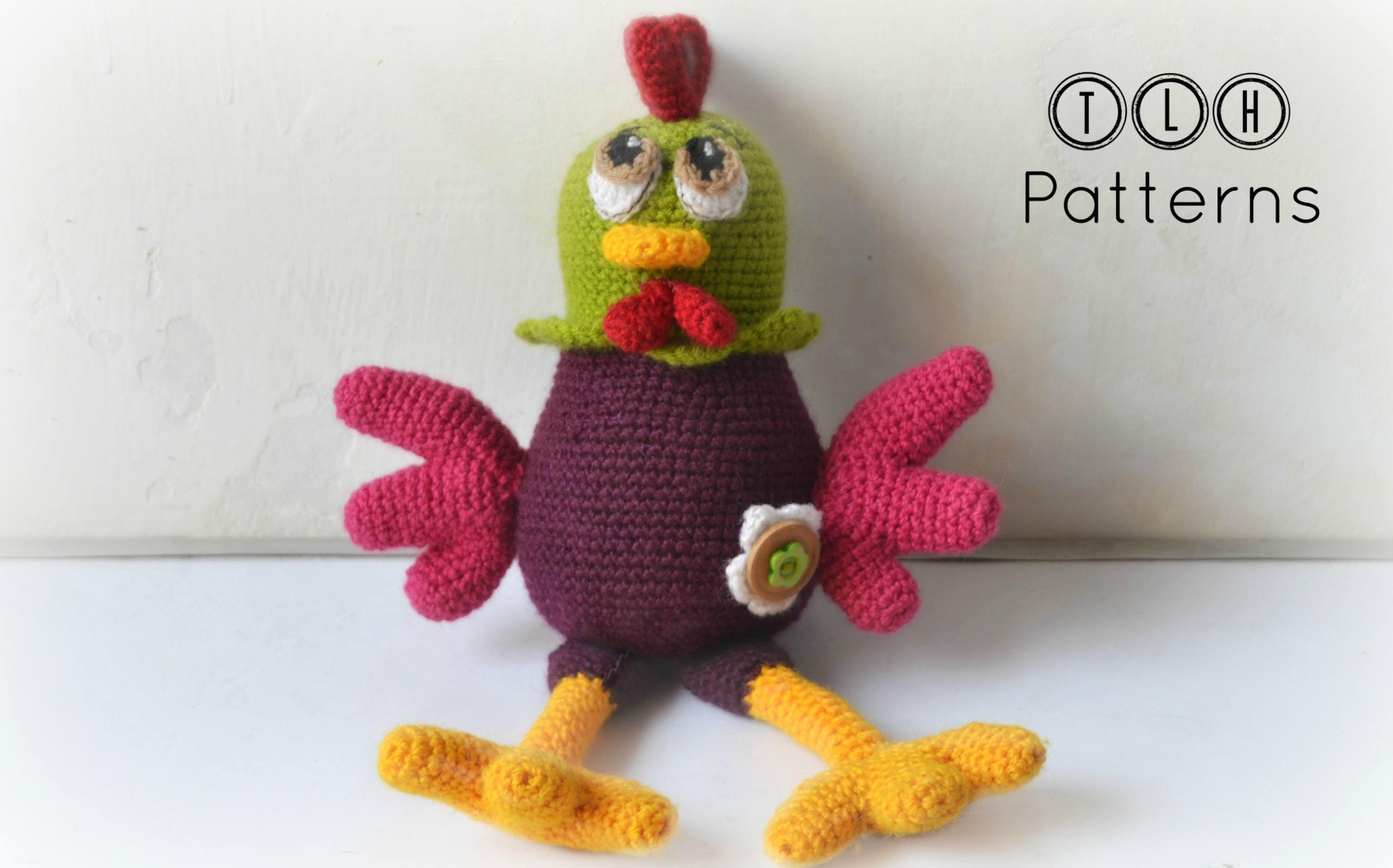 Amigurumi Rooster Pattern Crochet Rooster Amigurumi Chicken | Etsy