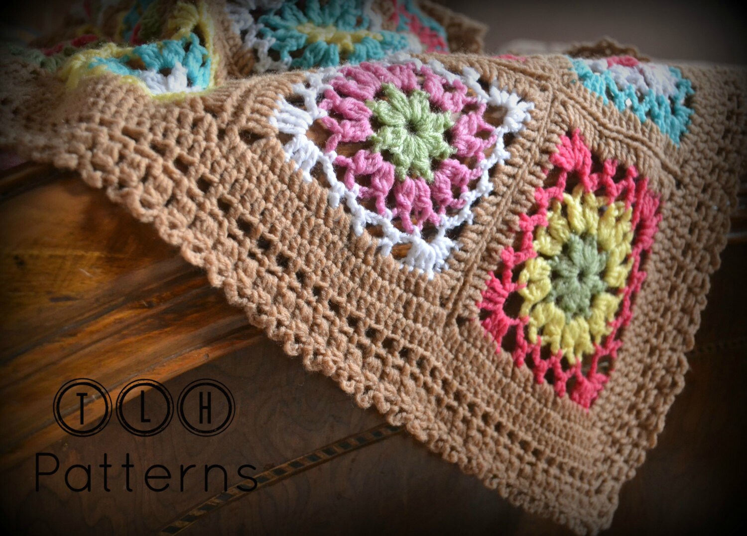 Crochet Baby Blanket Pattern Crochet Afghan Pattern Flower | Etsy