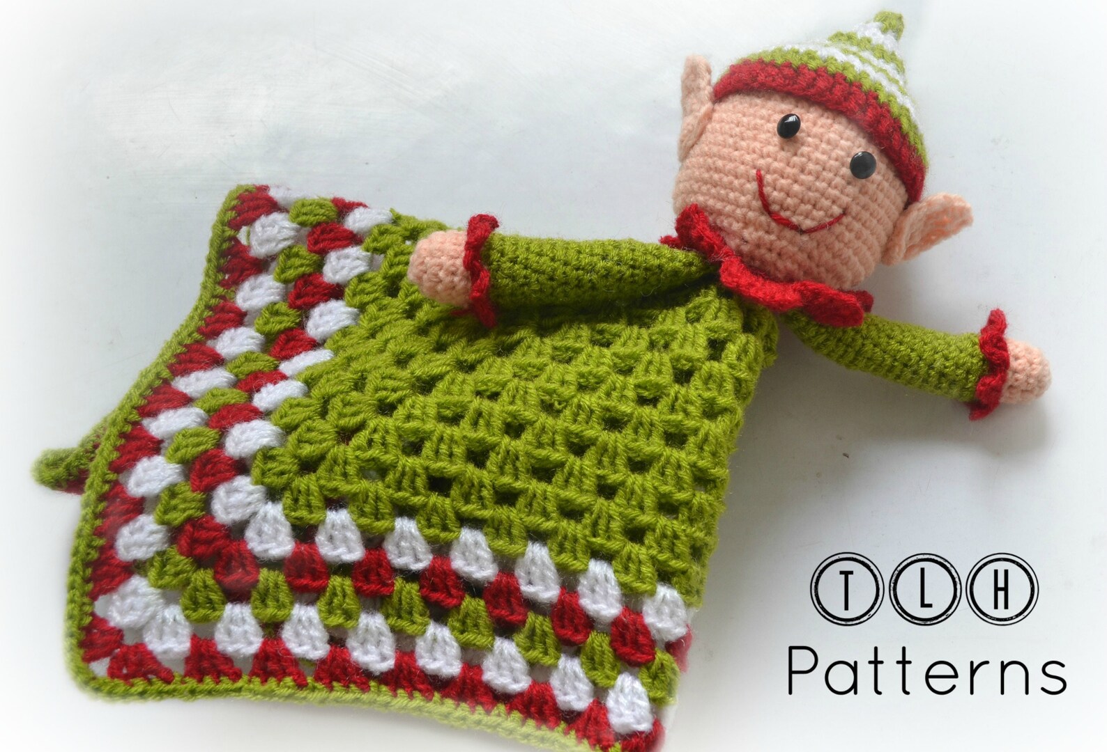 Crochet Security Blanket Pattern Crochet Lovey Pattern Elf - Etsy