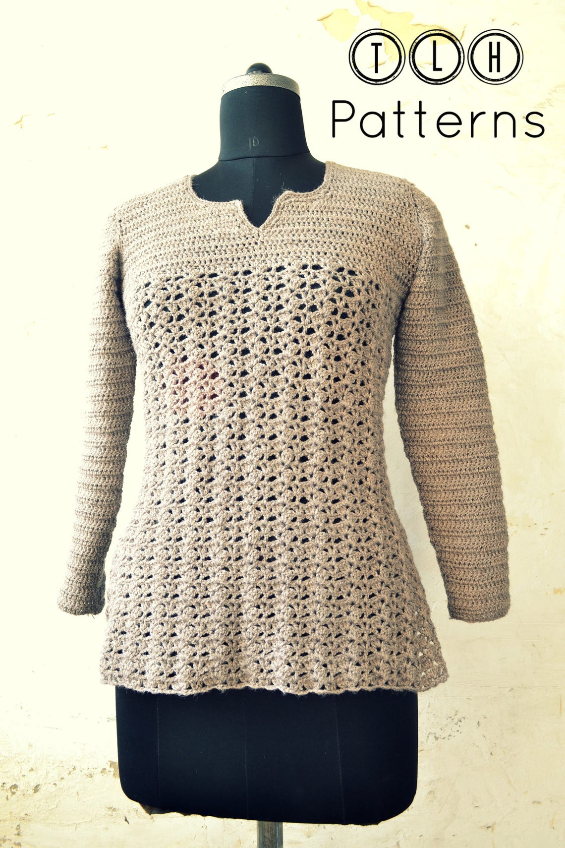 Crochet Tunic Pattern Crochet Adult Tunic Top Crochet Women | Etsy