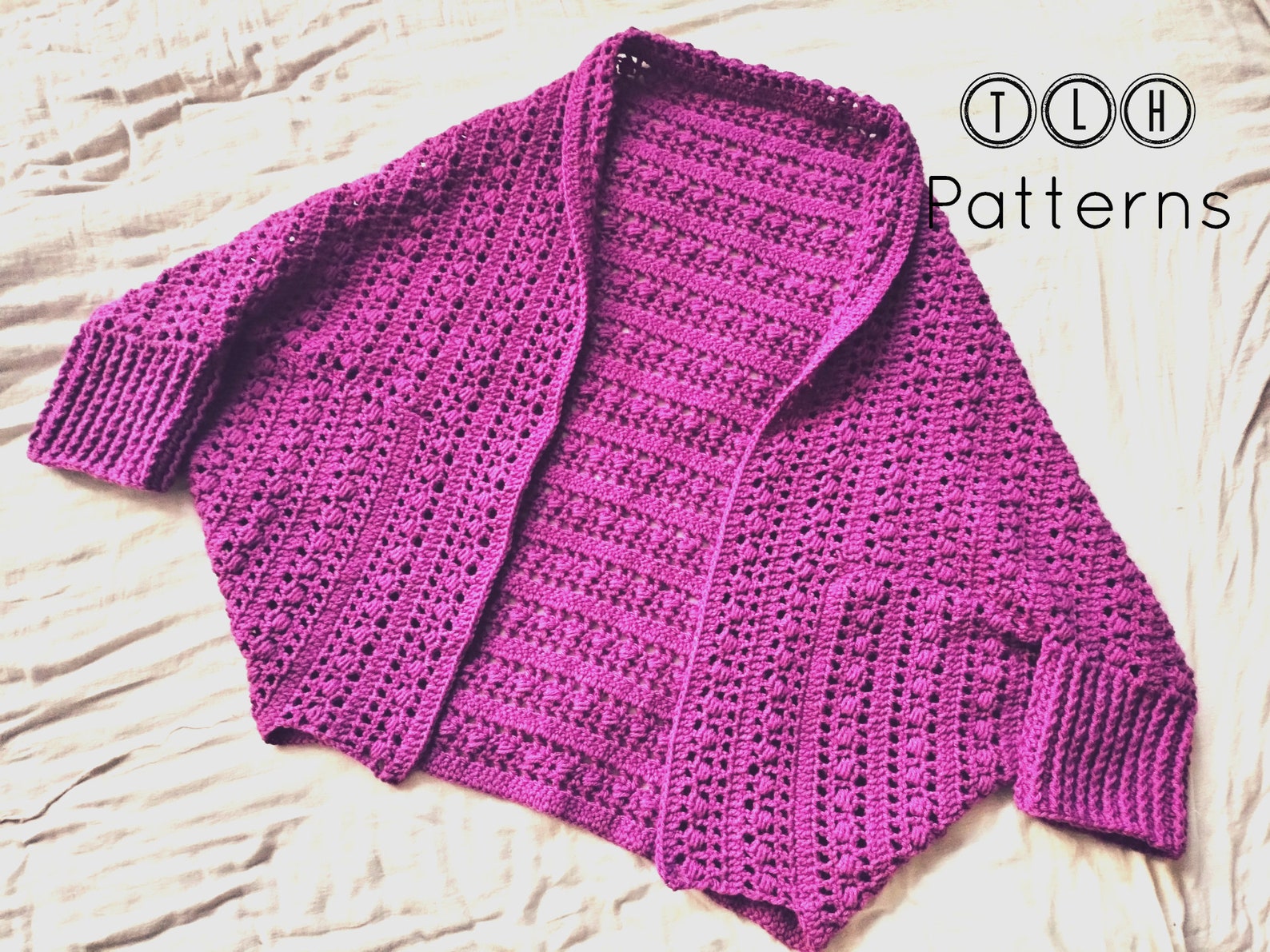 Crochet Shrug Pattern Crochet Cocoon Shrug Crochet Shrug | Etsy