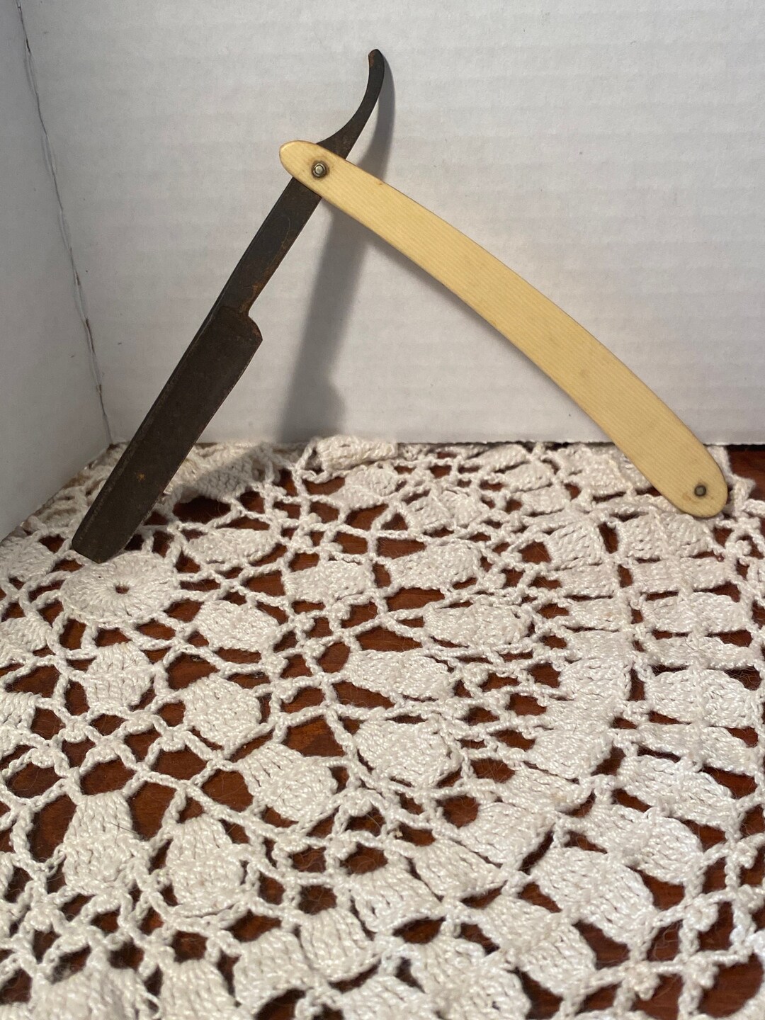 Antique Straight Razor Marked Magic - Etsy