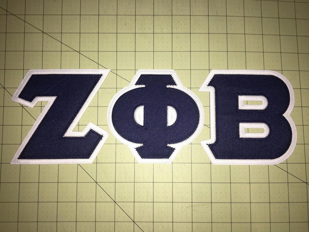 Zeta Phi Beta Letter Patches - Etsy