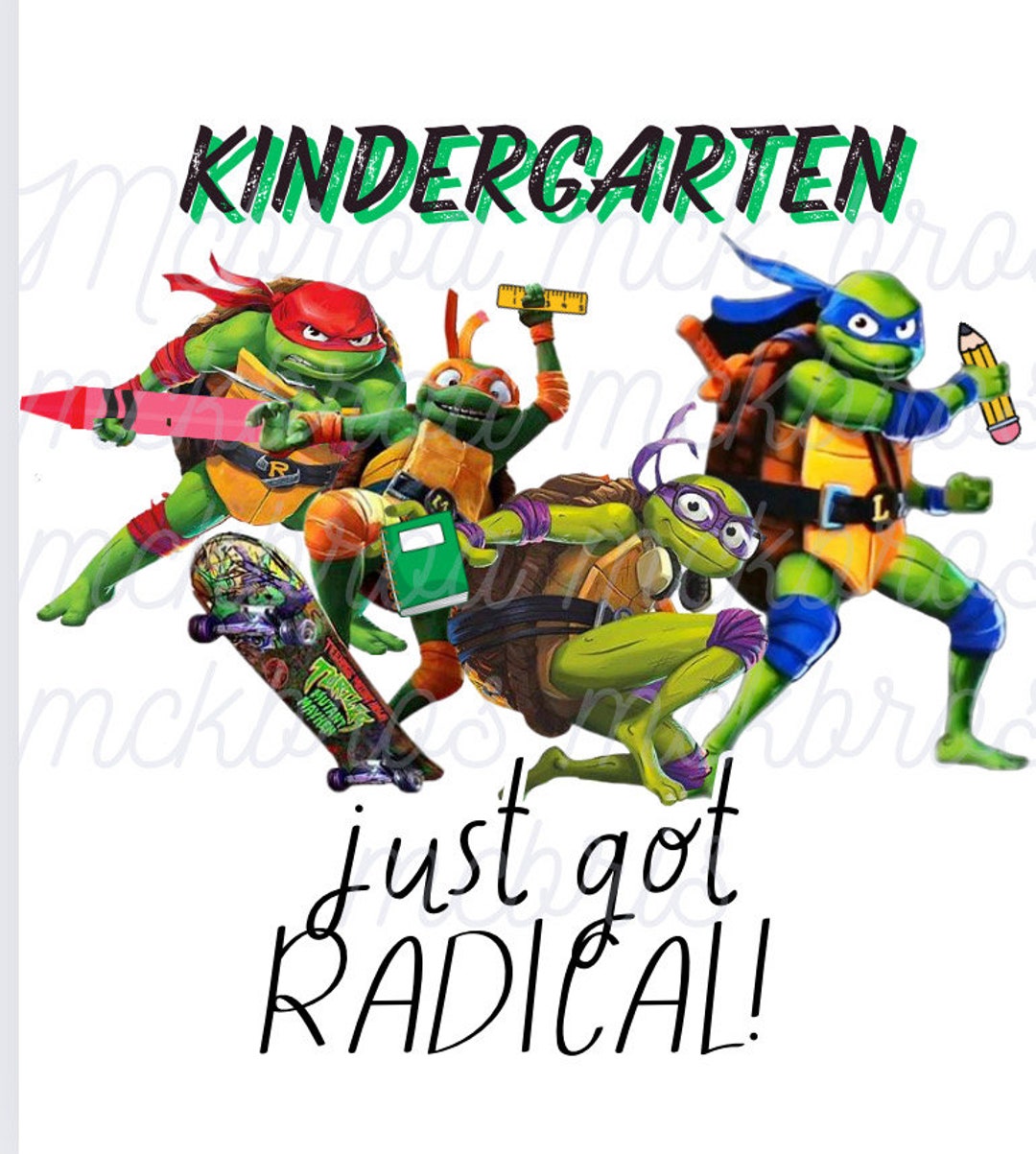 Back to School Png Turtles Png Tmnt Png Teenage Mutant Ninja Turtles ...