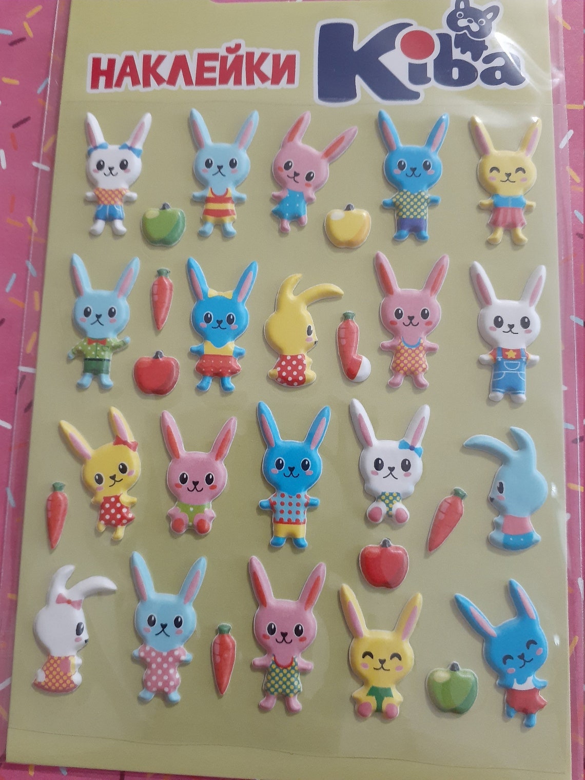 8 Sets 3D Puffy Stickers for Scrapbooking, Journals , DIY , Deco Kawaii ...