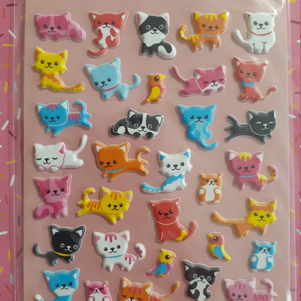 Puffy Stickers - Etsy