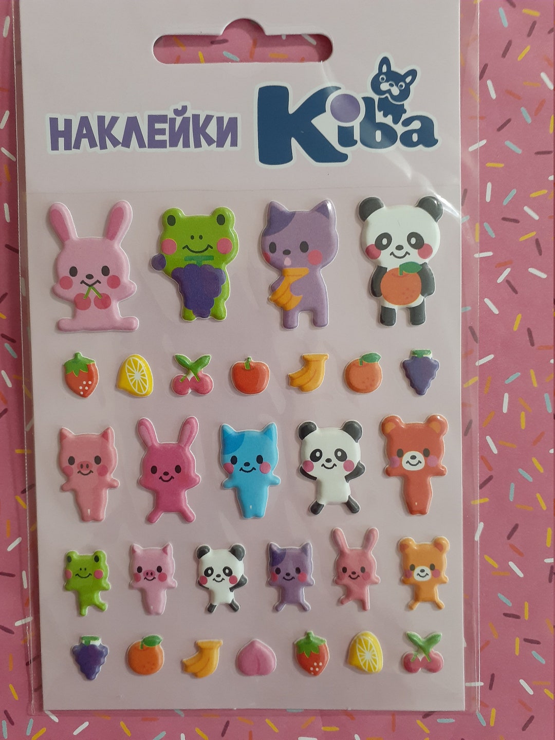 Puffy 3D Animal Stickers for Scrapbooking DIY / Deco Stickers Cute ...