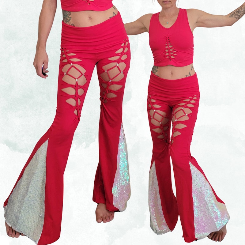 Womens Ripped Yoga Pants - Etsy