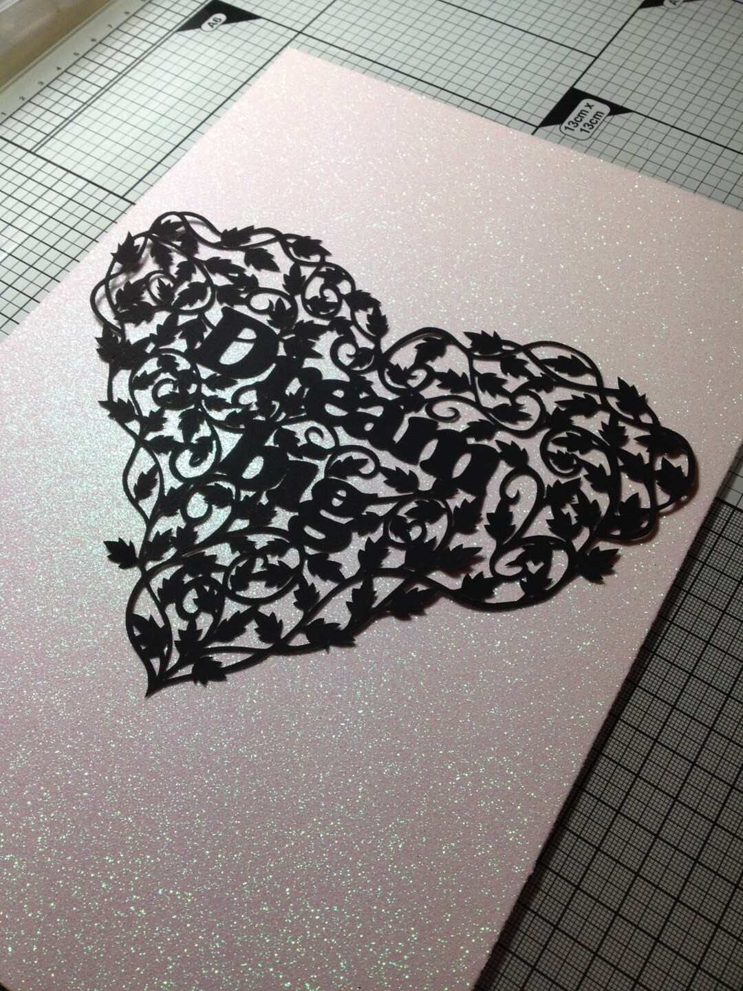 Papercut Paper Cut Template 'dream Big' - Etsy