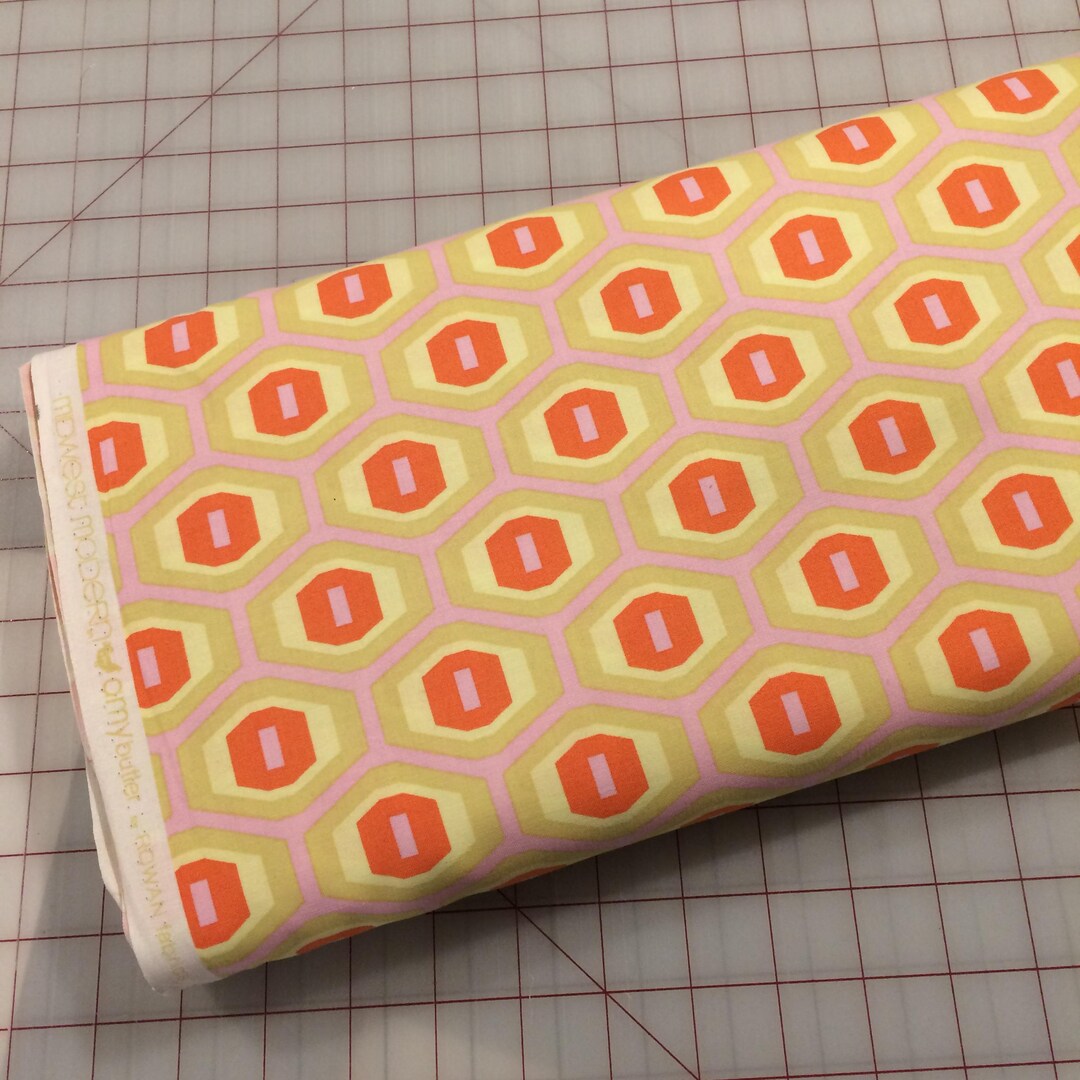 Fat Quarter Cut of Amy Butler Midwest Modern - Honeycomb in Sand ...