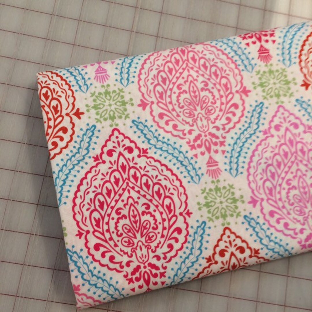 Dena Designs - Fat Quarter - Delphine in Red - Quilting Weight Cotton ...