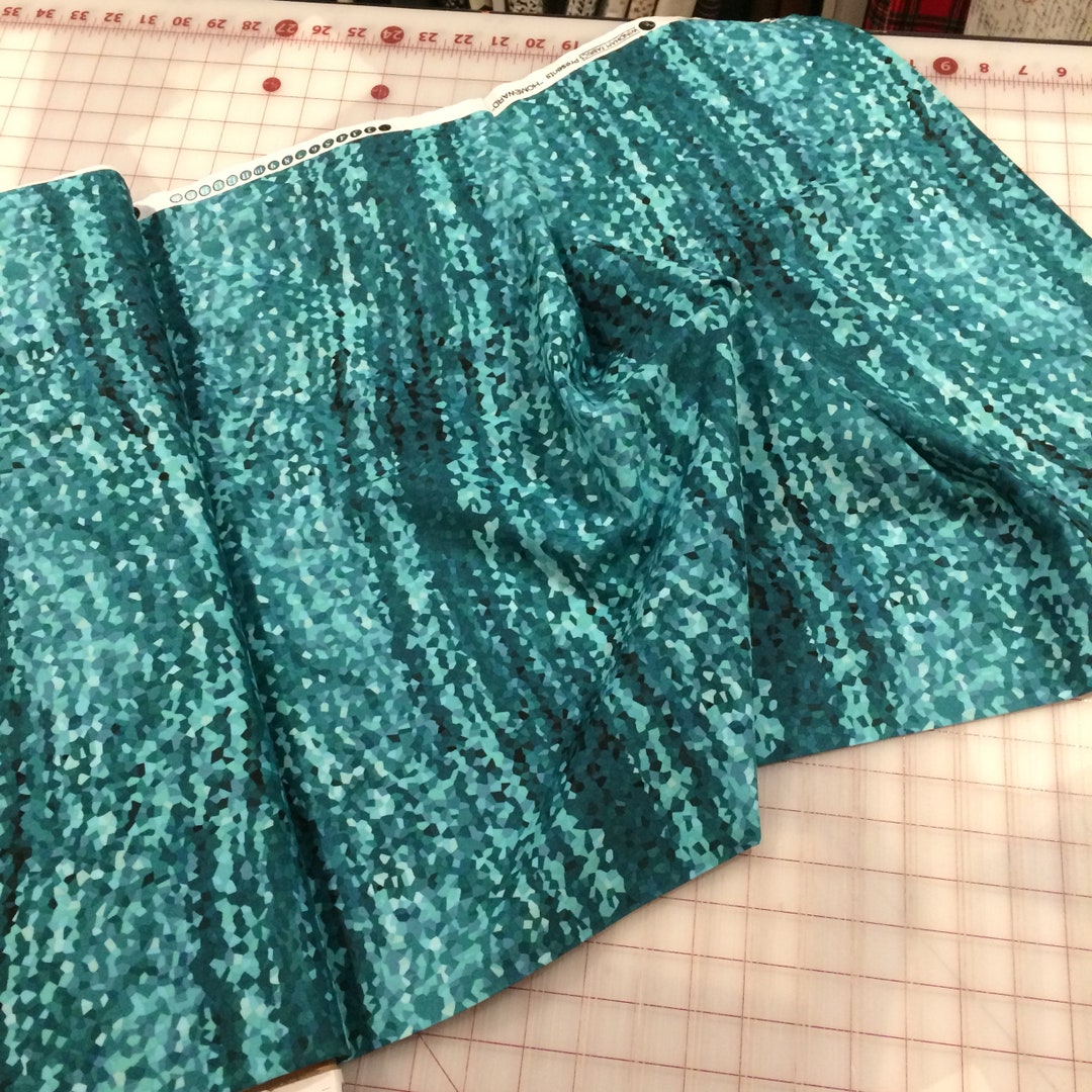 Homeward FAT QUARTER Cut of Ripples in Teal - Etsy
