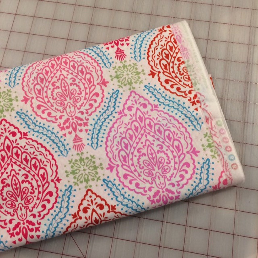 Half YARD Cut of Dena Designs - Little Azalea - Continuous Yardage ...