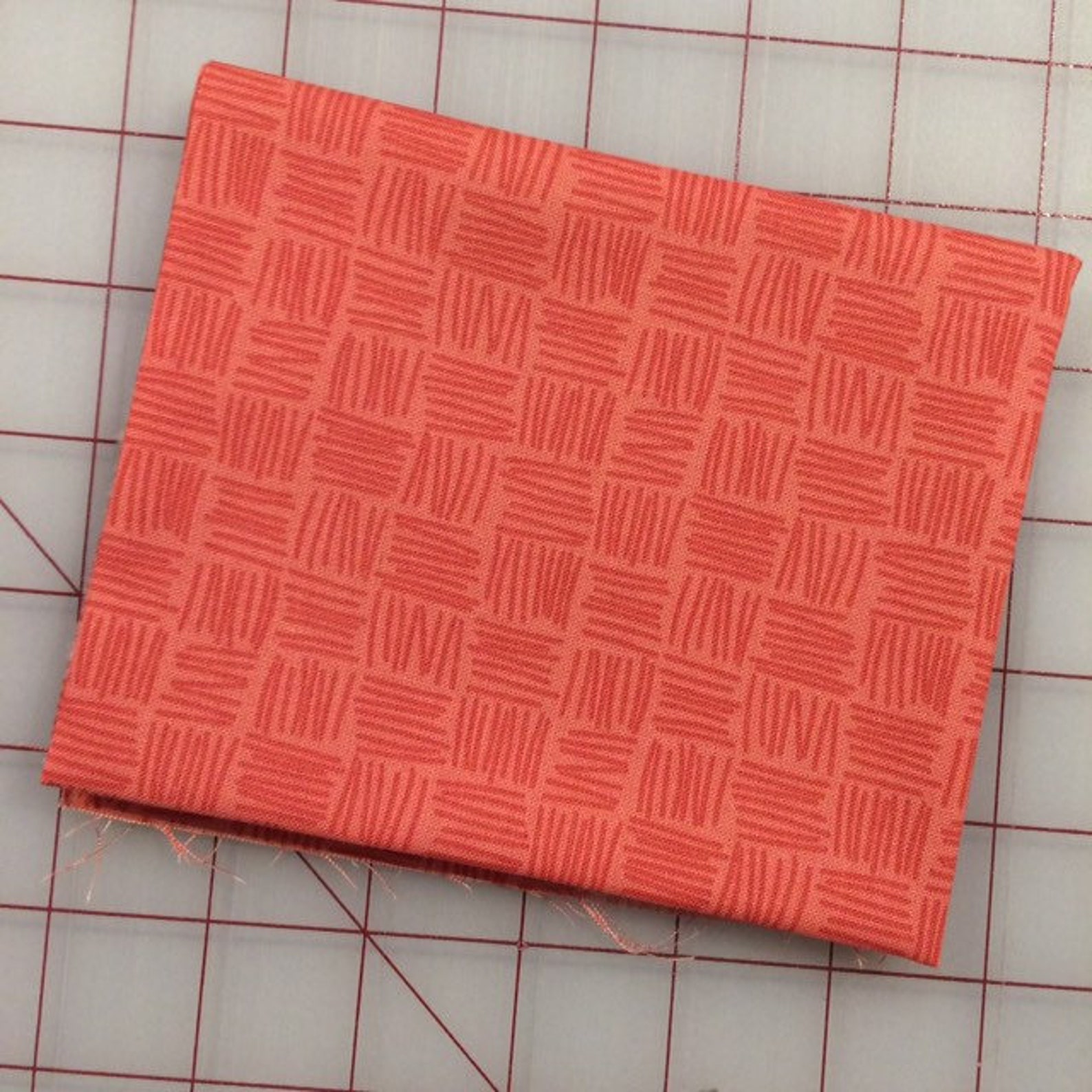 FAT QUARTER Cut of Dream Weaver - Weave in Terra Cotta by Amanda Castor ...