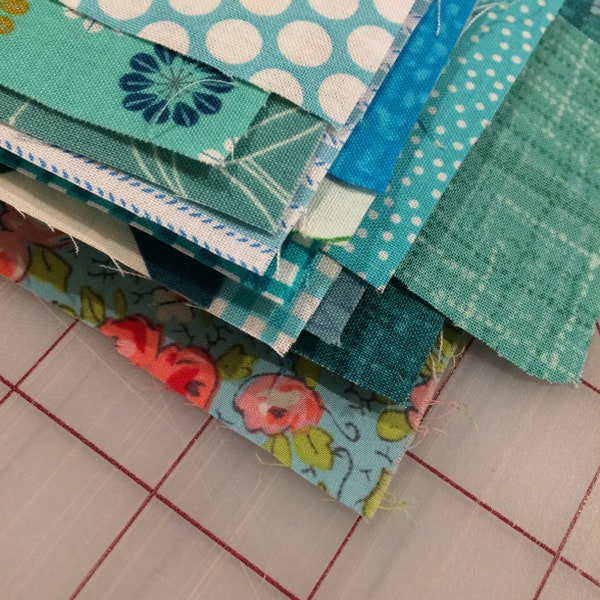 Teal Quilt Fabric - Etsy