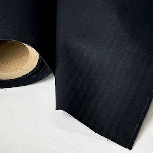 Corset Making Coutil Fabric Black Herringbone 100% Cotton by the Yard ...