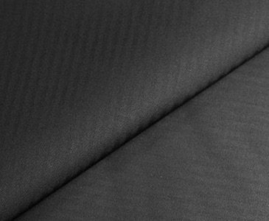 Corset Coutil Fabric Black Herringbone 100% Cotton Fabric-by-the-yard ...