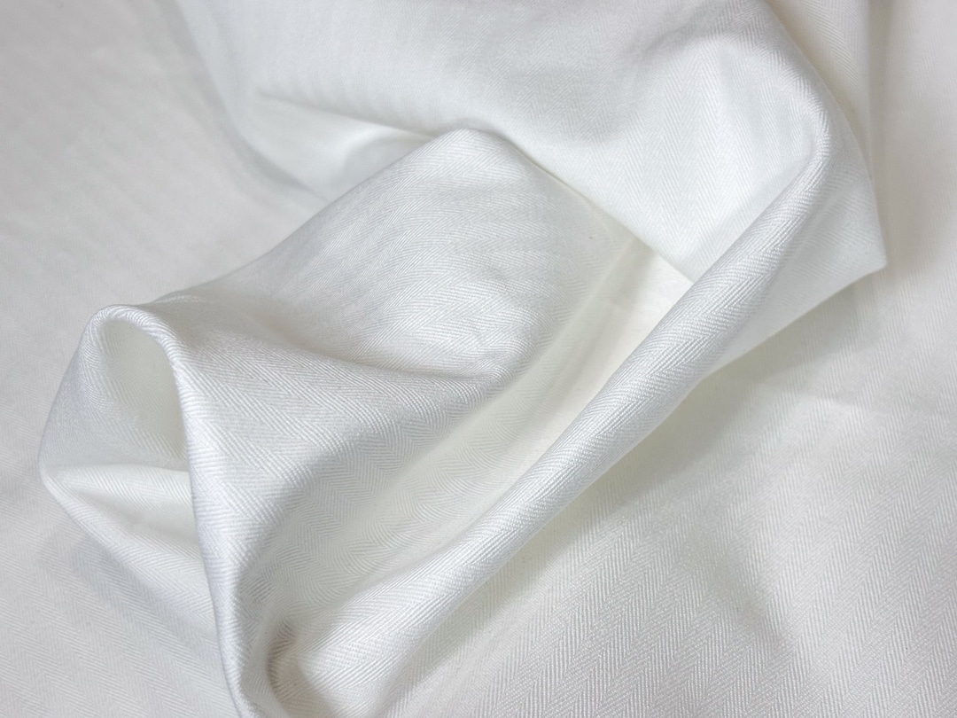 Corset Coutil Fabric White Herringbone 100% Cotton Fabric-by-the-yard ...