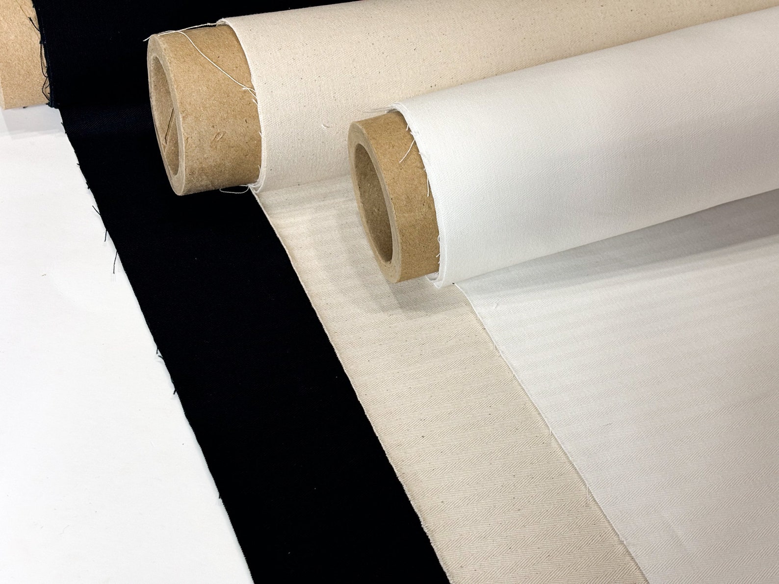 Corset Making Coutil Fabric Beige Herringbone 100% Cotton by the Yard ...