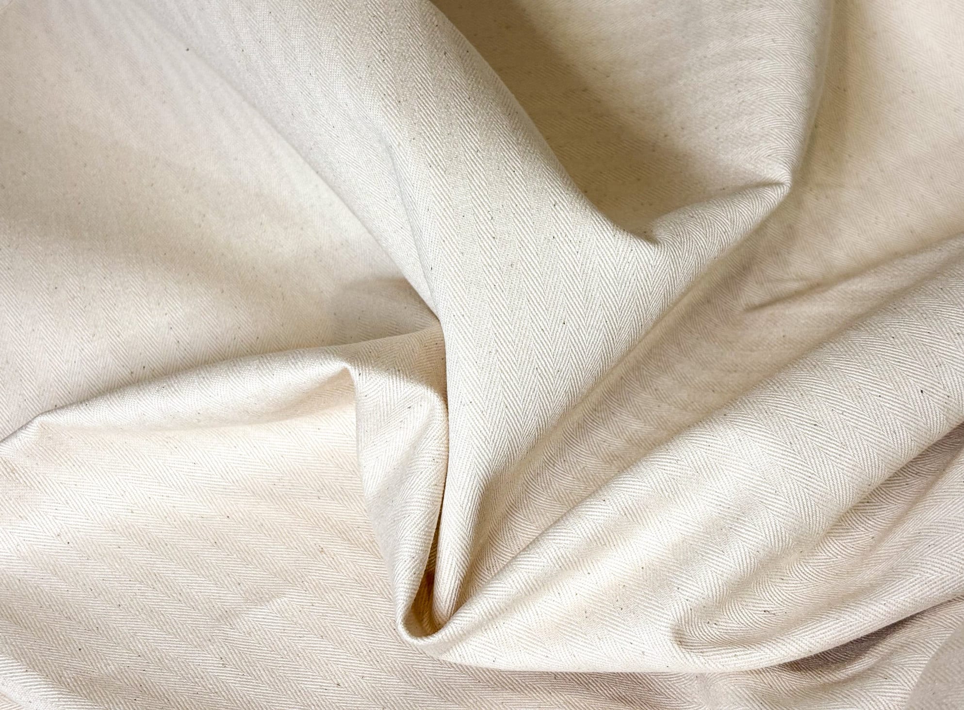 Corset Making Coutil Fabric Beige Herringbone 100% Cotton by the Yard ...