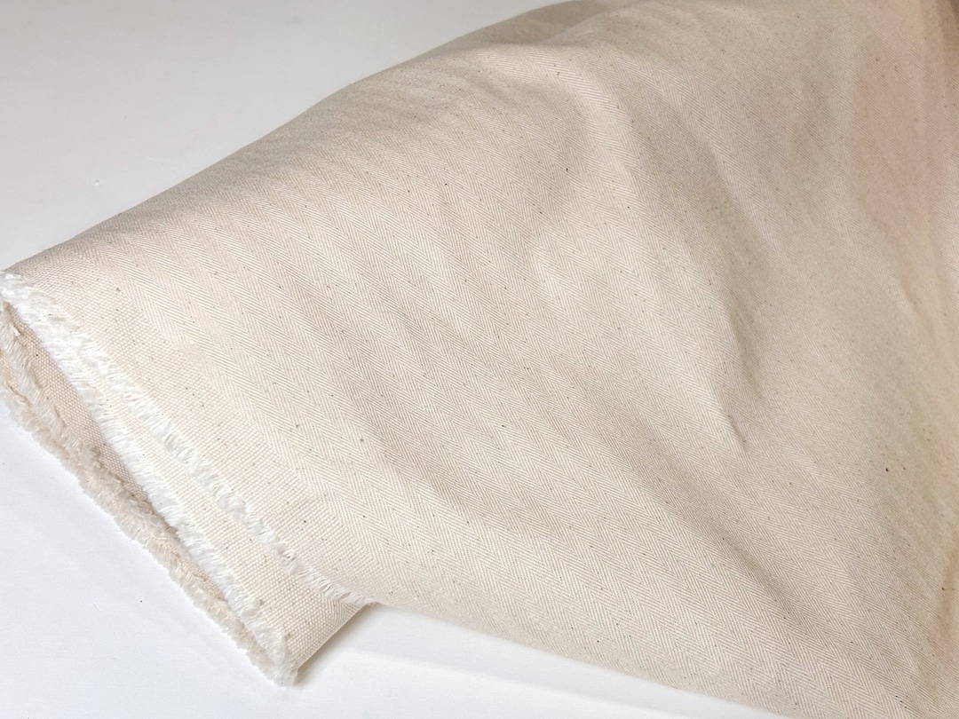 Corset Coutil Fabric Natural Herringbone 100% Cotton Fabric-by-the-yard ...