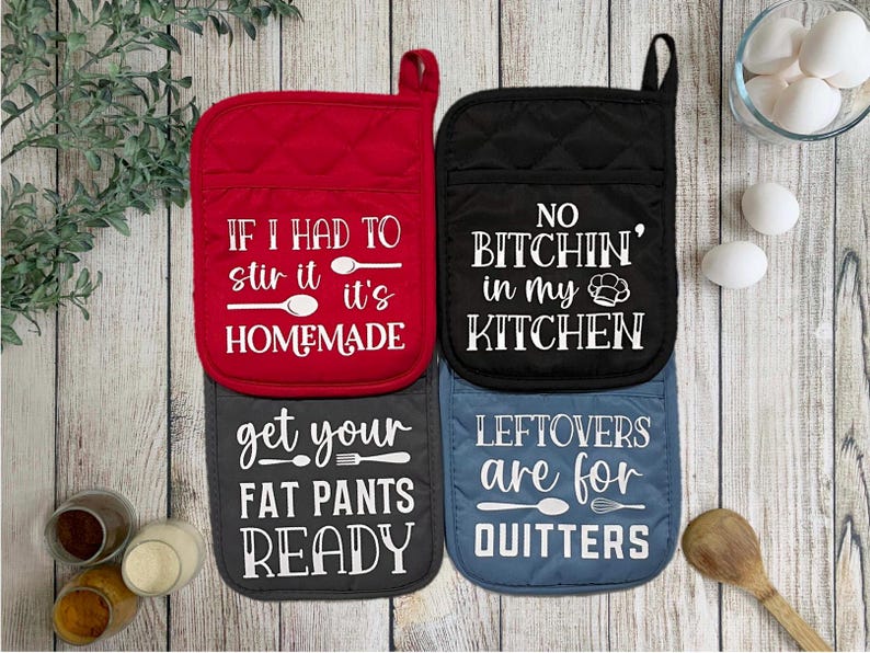 Sassy Kitchen Pot Holders - READY TO SHIP!! - Etsy