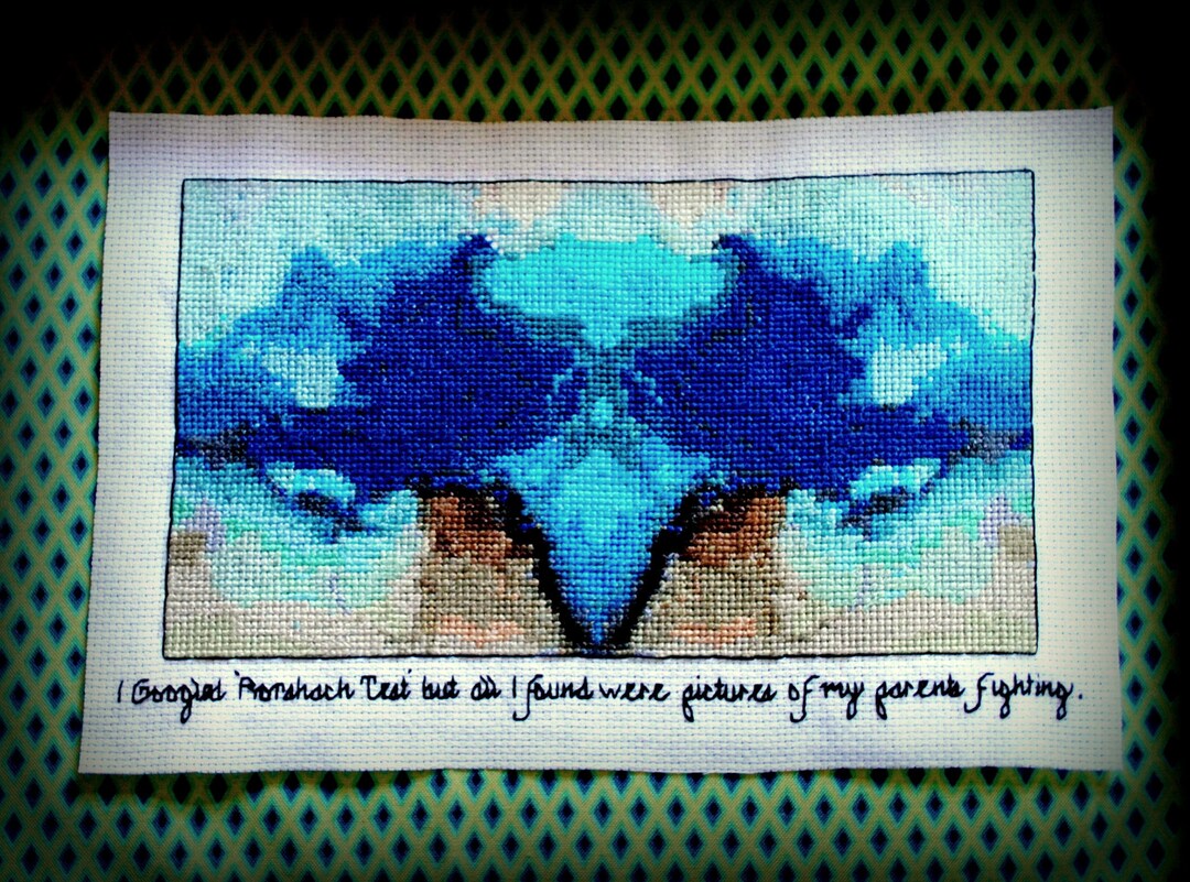 Do You See What I See A Rorschach Test Pattern - Etsy