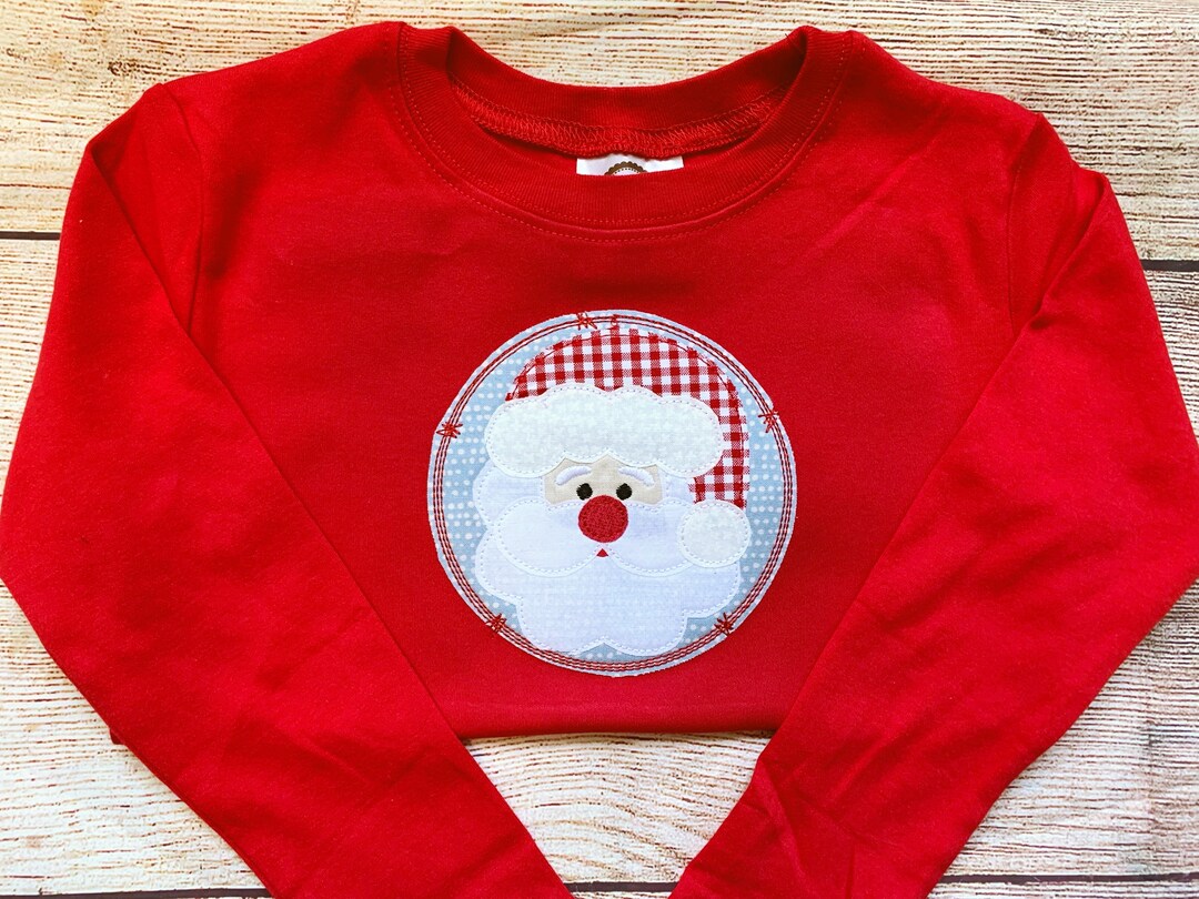 Santa Tee - Etsy