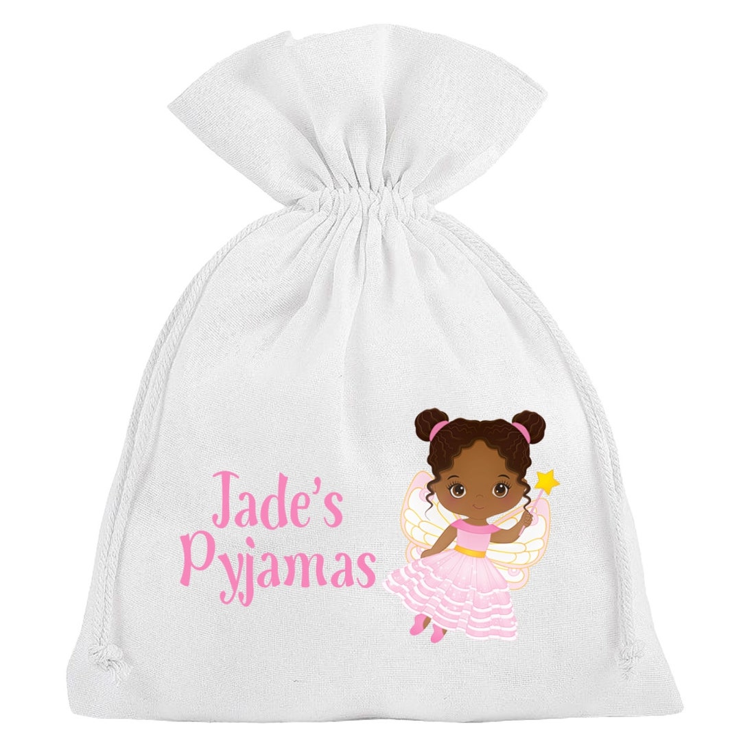Fairy Pyjama Bag Personalised for Girls Fairy Pj's Wand Princess - Etsy